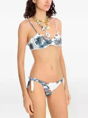AMIR SLAMA Floral-print Bikini