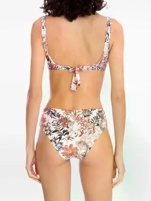 AMIR SLAMA Floral-print Bikini