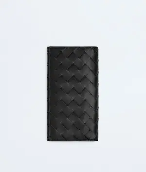 Bottega Veneta Intrecciato Long Wallet - Black