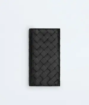 Bottega Veneta Intrecciato Long Wallet - Black