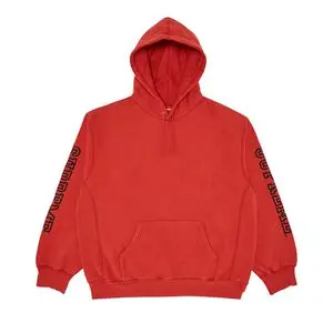 Supreme Collegiate Sleeve Hooded Sweatshirt - Red