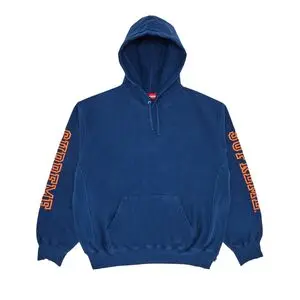 Supreme Collegiate Sleeve Hooded Sweatshirt - Blue