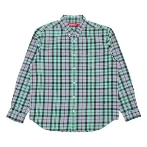 Supreme Plaid Flannel Shirt - Blue