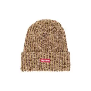 Supreme Rainbow Loose Gauge Beanie - Tan
