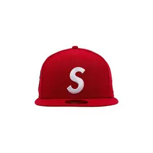 Supreme Screwball S Logo New Era Cap - Red
