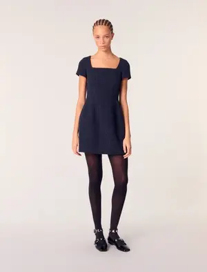Maje Mini Tweed Dress