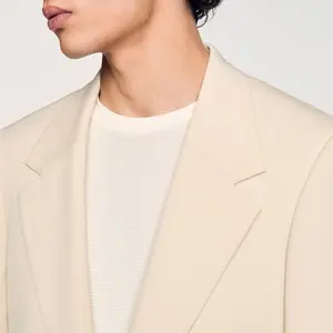 Sandro Oversized Wool Suit Jacket