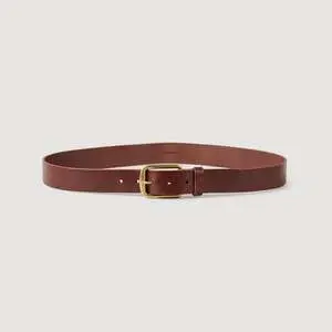 Sandro Leather Belt - Chocolate
