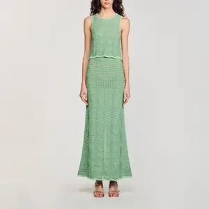 Sandro Decorative Knit Top