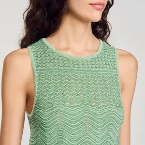 Sandro Decorative Knit Top