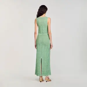 Sandro Decorative Knit Top