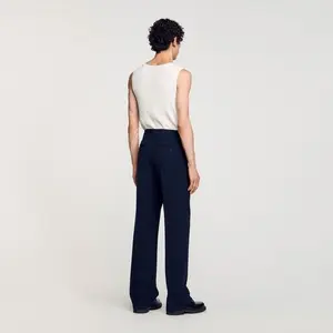 Sandro Classic-fit Suit Trousers - Black