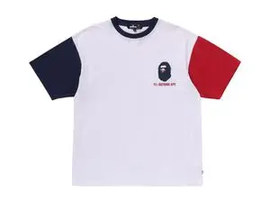 A BATHING APE Print 7 Tee Shirt - White