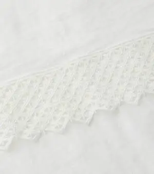 ONCE MILANO Macramé Linen Tablecloth