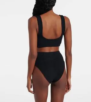 Hunza G Jamie Two-piece Bikini Set - Black