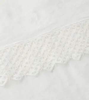 ONCE MILANO Macramé Linen Tablecloth