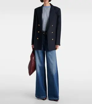 Ag Hyeres Wide-leg Jeans - Blue