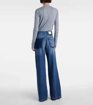 Ag Hyeres Wide-leg Jeans - Blue