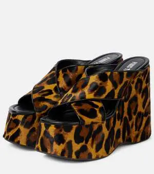 Paris Texas Mara 135 Leopard-print Platform Sandals