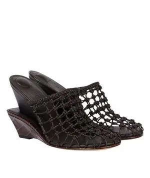 Jacquemus Gold Tone Shoes For Women