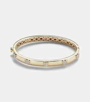 SYDNEY EVAN Heart Bangle - Gold