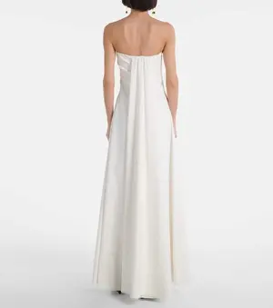 Jacquemus Draped Bustier Gown