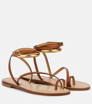 AMANU Kalahari Leather Sandals - Brown