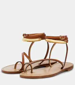 AMANU Kalahari Leather Sandals - Brown
