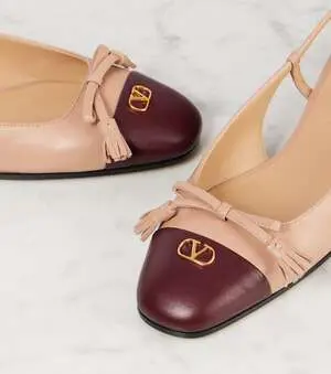 Valentino Garavani Valet Du Roi Slingback Flats