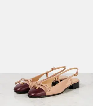 Valentino Garavani Valet Du Roi Slingback Flats