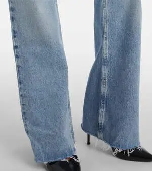 AGOLDE Leena High-rise Flared Jeans - Blue
