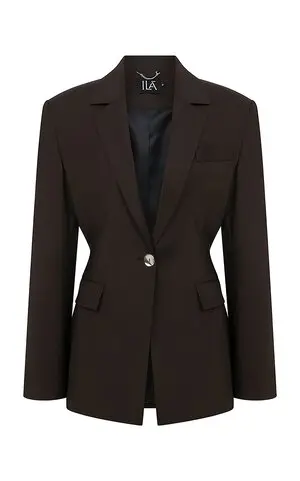 Ila Mono Wool Blend Blazer