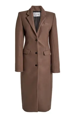 LUDOVIC DE SAINT SERNIN Fitted Wool Coat