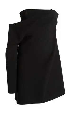 COURREGES Single-sleeve Strapless Dress