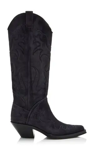 GABRIELA HEARST Capitana Suede Western Boots