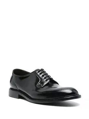 GREEN GEORGE Classic Derby Shoes - Black
