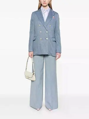 CIRCOLO 1901 Double-breasted Blazer - Blue
