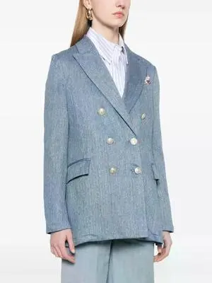 CIRCOLO 1901 Double-breasted Blazer - Blue