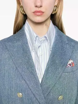 CIRCOLO 1901 Double-breasted Blazer - Blue