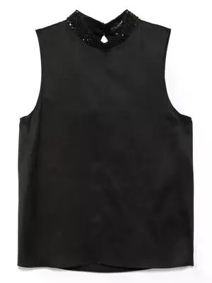 TOM FORD Sleeveless Silk Top - Black