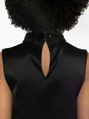 TOM FORD Sleeveless Silk Top - Black