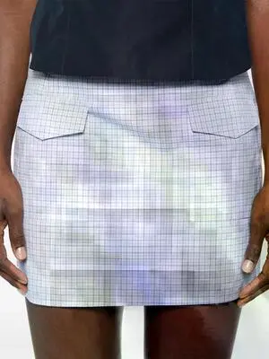 ALFIE Valletta Mini Skirt - Blue
