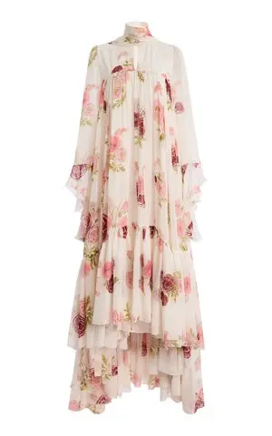 Giambattista Valli Floral Georgette Maxi Dress - Multi