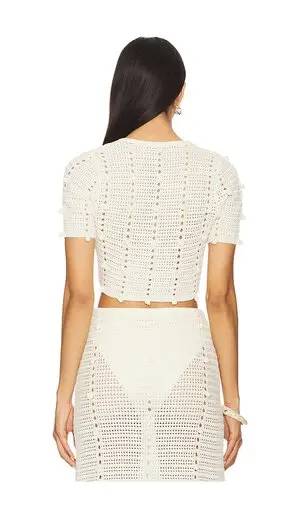 Devon Windsor Hada Crochet Top