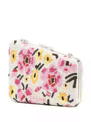 Staud Carmella Beaded Clutch - Neutrals