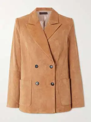 Stouls Jones Double-breasted Blazer - Tan
