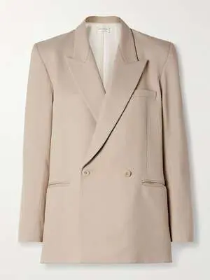 KALLMEYER Emilio Wool-blend Twill Blazer - Beige