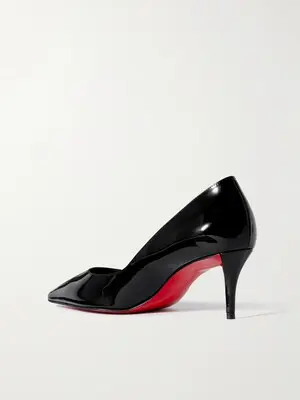 CHRISTIAN LOUBOUTIN Miss Z 60 Patent-leather Pumps - Black
