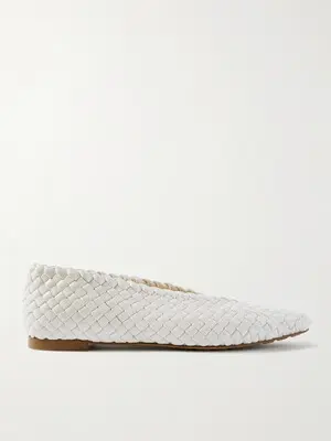 Bottega Veneta Logo Flats For Women