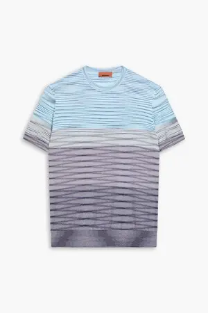 Missoni Spacedyed Cotton Tshirt - Light Blue